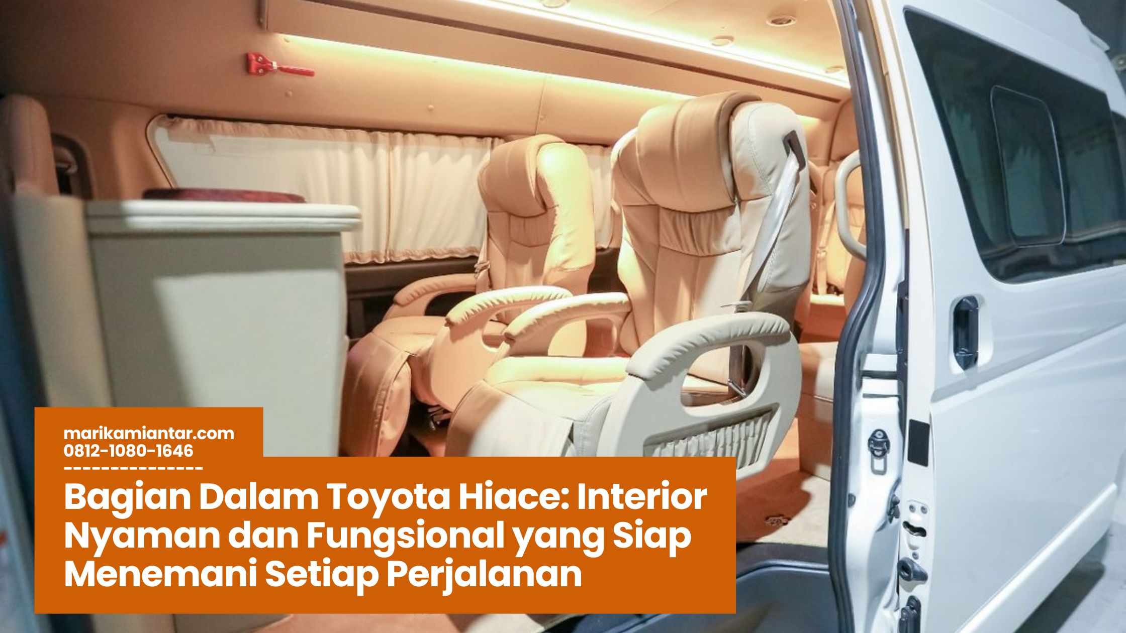 Bagian Dalam Toyota Hiace: Interior Nyaman dan Fungsional yang Siap Menemani Setiap Perjalanan ...